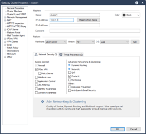 Check Point R81 Firewall HA Cluster configuration with existing ...