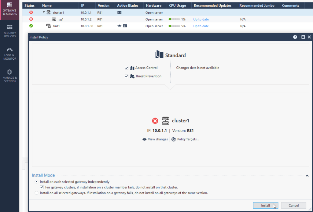 Check Point R81 Firewall HA Cluster configuration with existing Security Gateway – How to Tutorial