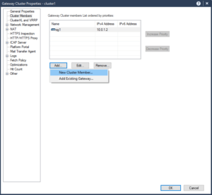Check Point R81 Firewall HA Cluster configuration with existing ...