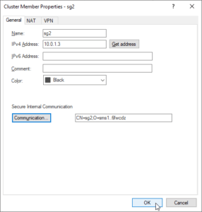 Check Point R81 Firewall HA Cluster configuration with existing ...