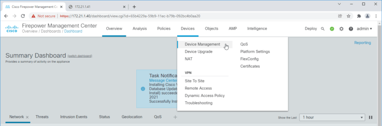 Cisco Firepower Threat Defense Virtual Install – How to Tutorial