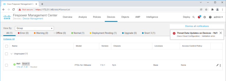 Cisco Firepower Threat Defense Virtual Install – How to Tutorial