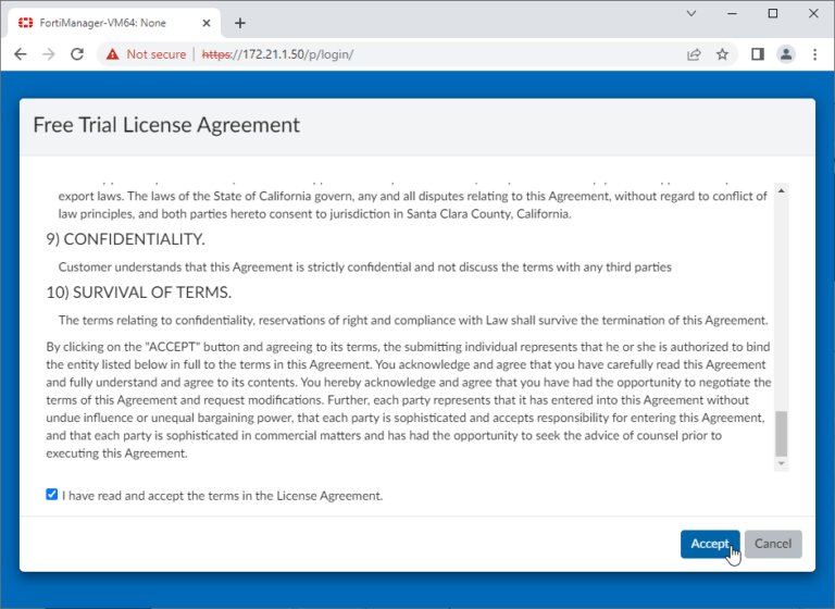 Fortinet FortiManager-VM Install – How to Tutorial