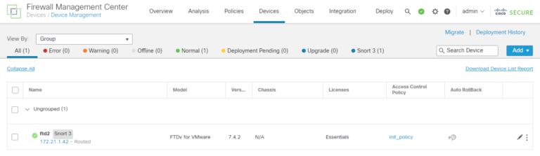 Cisco Secure Firewall Threat Defense High Availability Migration to new ...