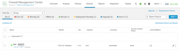 Cisco Secure Firewall Threat Defense High Availability Migration to new ...